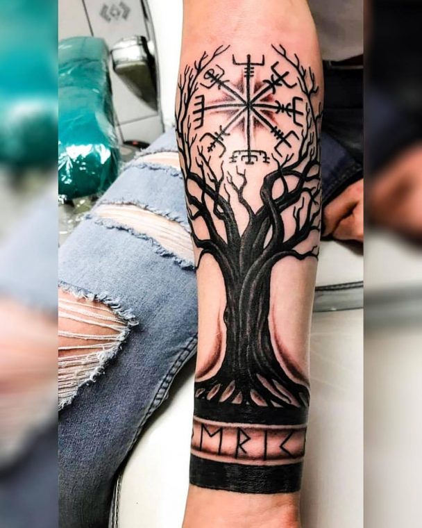 Tattoo : 110 des Meilleures Idées de Tatouage Viking tendances 2020