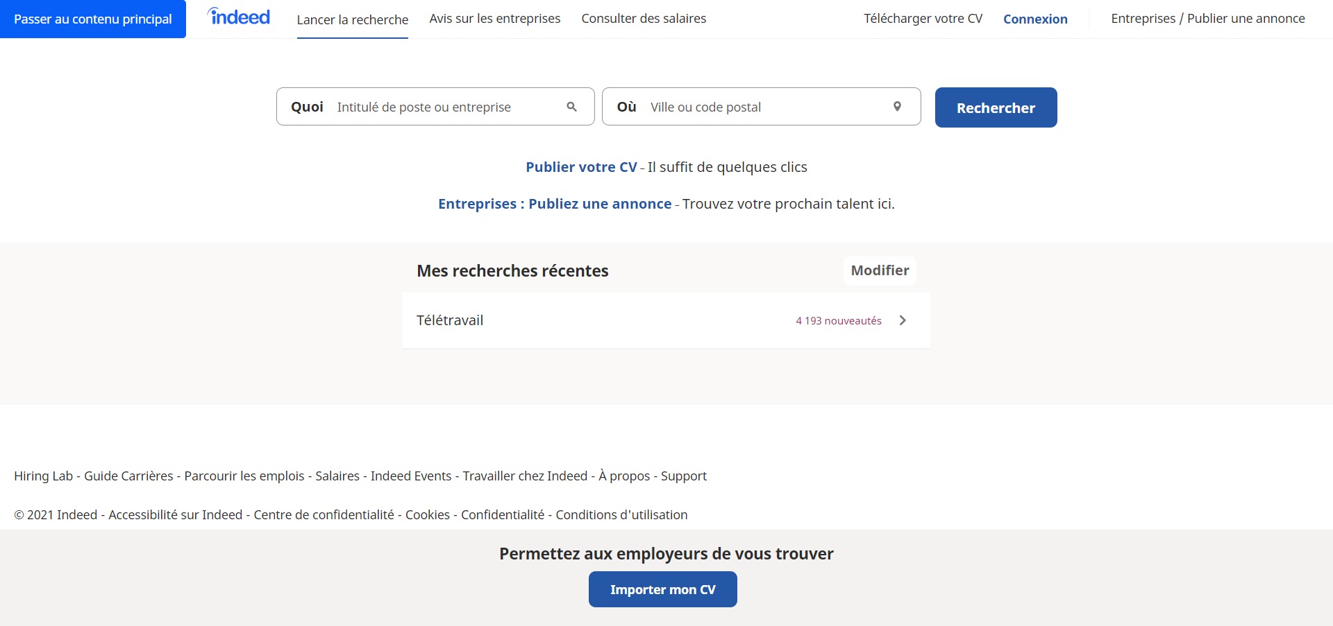 Liste : 15 Meilleurs sites de Recherche d'emploi en France (édition ...
